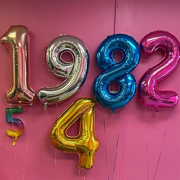 Helium BYOB 34" Number & Letter Balloons – Balloons Balloons Balloons